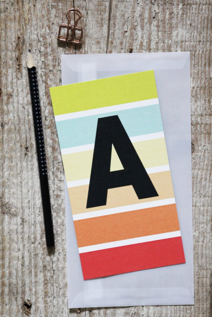 Alphabet-(Post)Karten im 5er Sparpack – Wandkalender & Planungshilfen ...